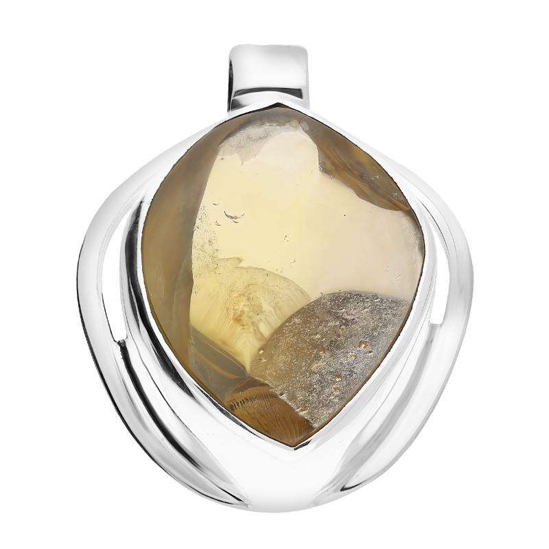 Srebrna zawieszka z cytrynem z Afryki pr. 925 - JubilerSezam.pl - Sklep ...