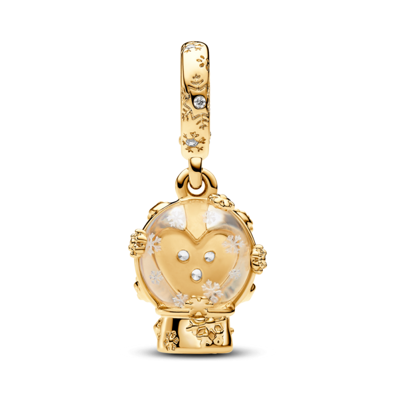 Charms Śnieżna Kula Pandora pozłacany z sercem - JubilerSezam.pl ...