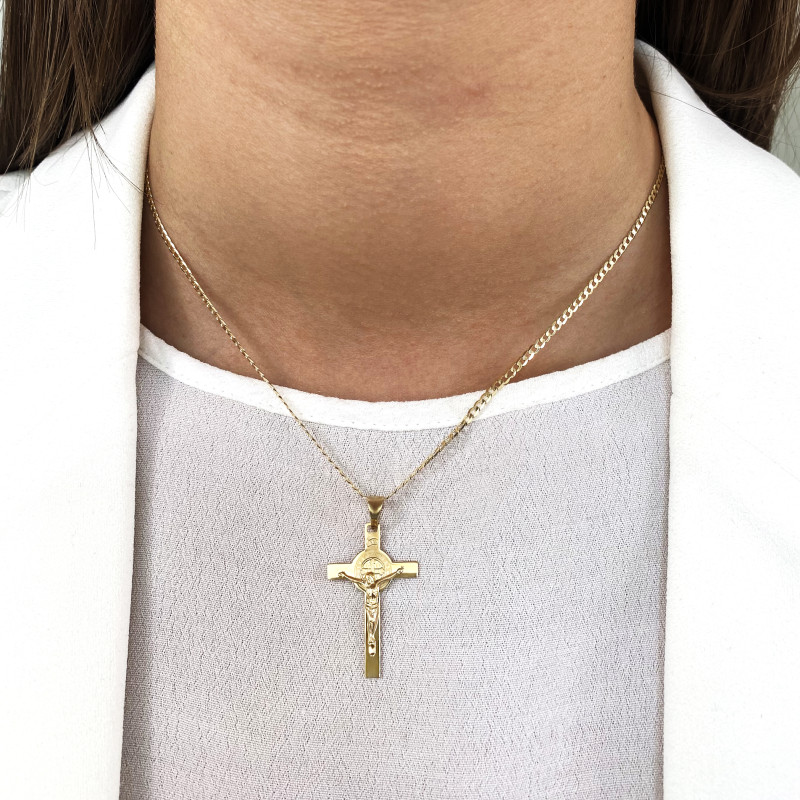 Złoty łańcuszek pancerka pr. 375 - JubilerSezam.pl - Sklep Jubilerski Sezam